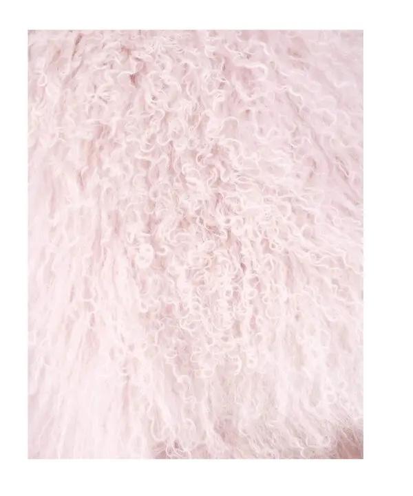 Attico Fur Bomber Coat - Pink