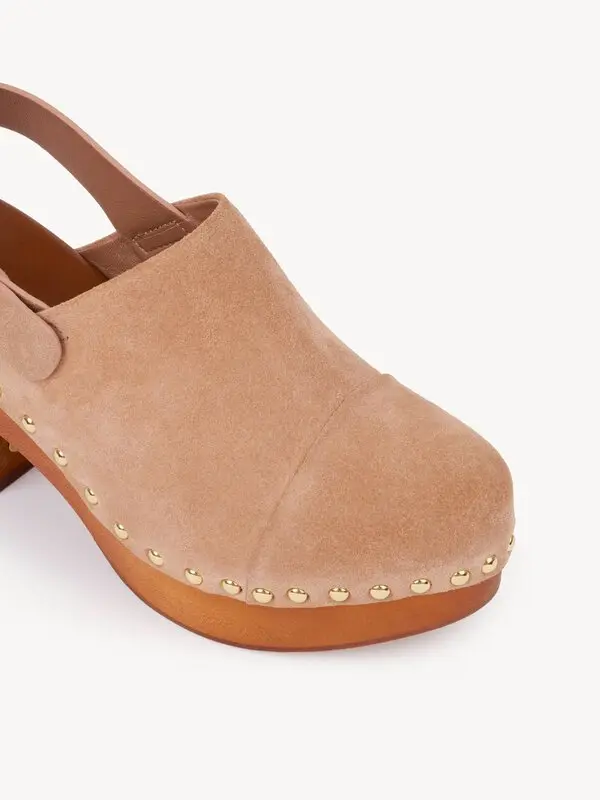 Chloé Round-toe High-heeled Sandals