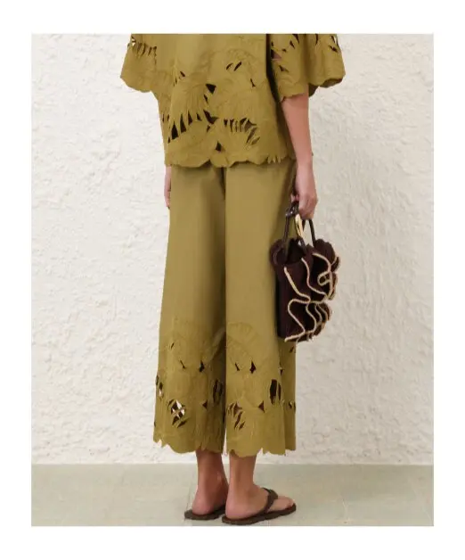 Zimmermann Mahon Embroidered Pant