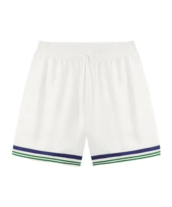 Casablanca Hotel Emblem Deck Shorts - White