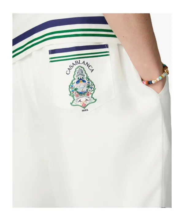 Casablanca Hotel Emblem Deck Shorts