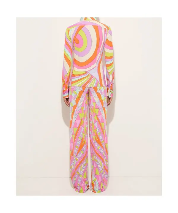 Emilio Pucci Iride-print Long-sleeve Shirt