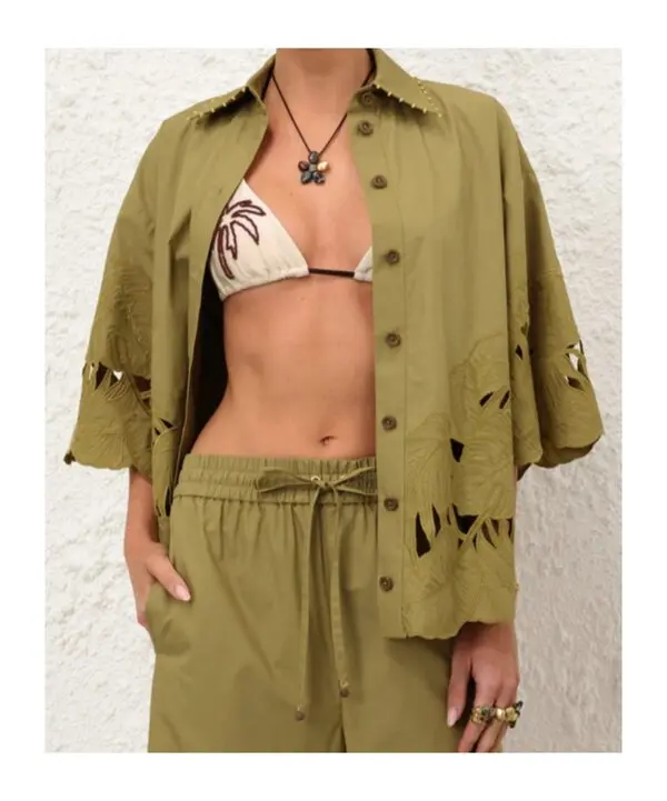 Zimmermann Mahon Embroidered Shirt