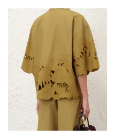 Zimmermann Mahon Embroidered Shirt