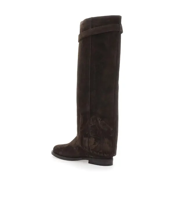 VIA ROMA 15 Buckle Detail Knee-high Boots