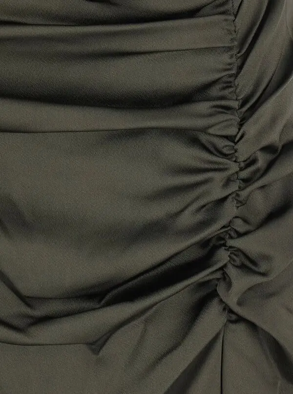 Simkhai Asymmetrical Neckline Dress