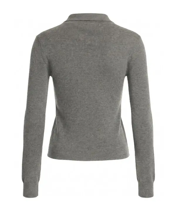 Malo Ribbed Polo In Cashmere Silk