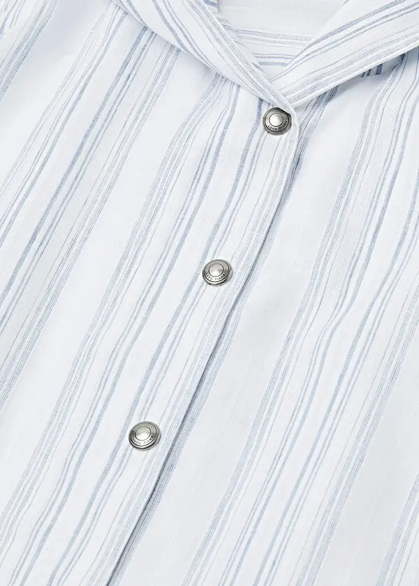 Loro Piana Malone Parka - White/light Blue
