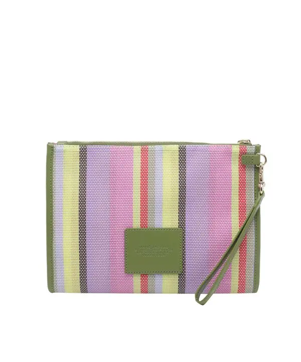 Marc Jacobs The Pouch Striped Clutch Bag