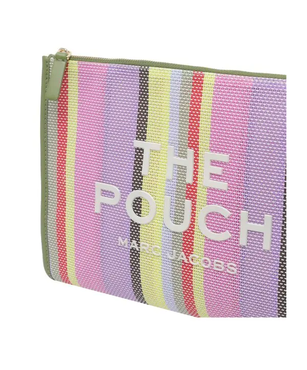 Marc Jacobs The Pouch Striped Clutch Bag