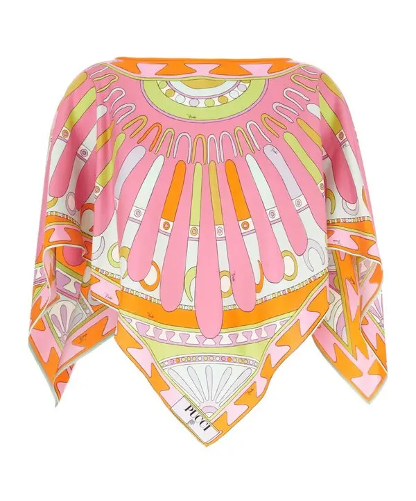 Emilio Pucci Solei-print Silk-twill Kaftan