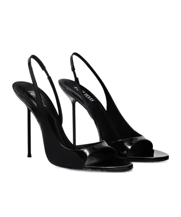 Paris Texas Slingback Open-toe Pumps
