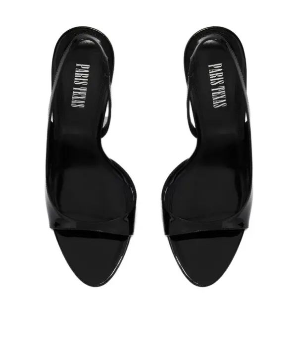 Paris Texas Slingback Open-toe Pumps
