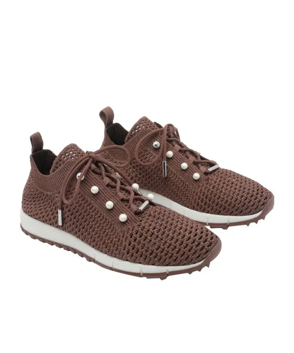 JIMMY CHOO Crocheted Sneakers
