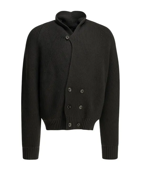 TOM FORD Double-breasted Cashmere Cardigan - Black