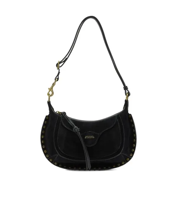 Isabel Marant Étoile Stud-embellished Suede Shoulder Bag