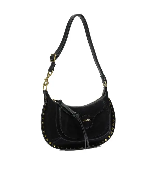 Isabel Marant Étoile Stud-embellished Suede Shoulder Bag