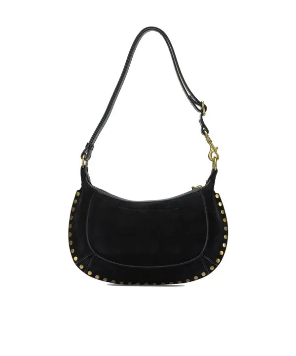 Isabel Marant Étoile Stud-embellished Suede Shoulder Bag