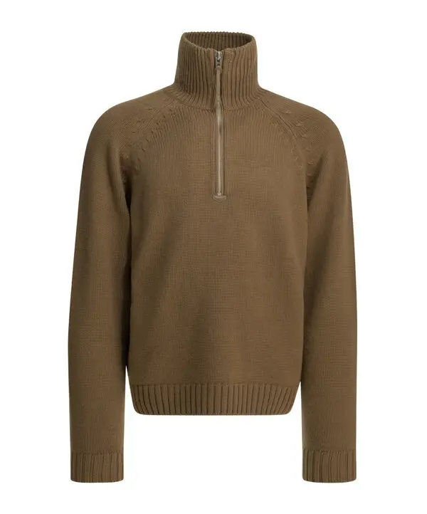 TOM FORD Cashmere Wool Blend Half-zip Sweater