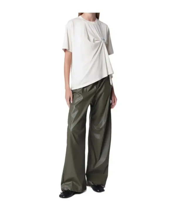 MAISON MARGIELA Numeric Logo Draped T-shirt