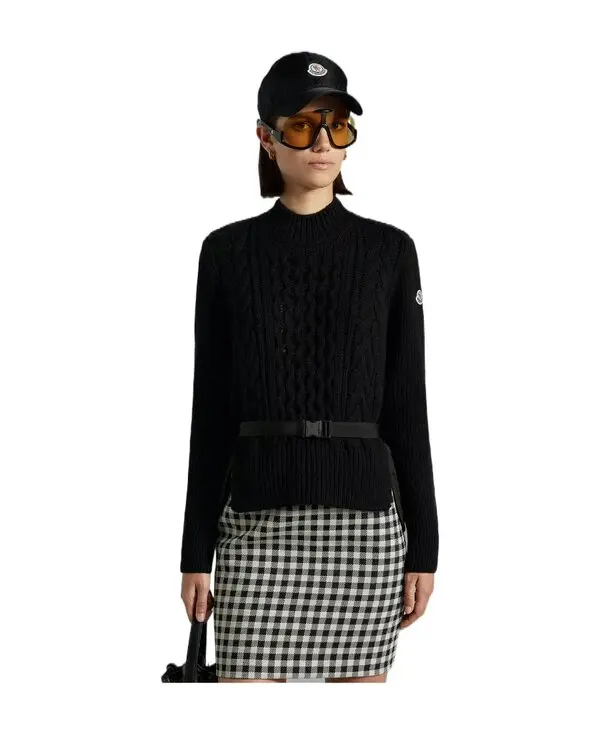 Moncler Belted Wool Jumper