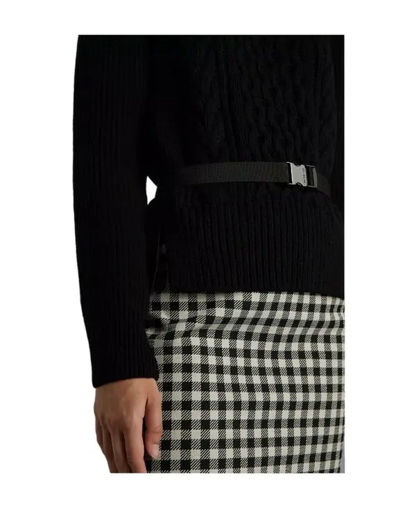 Moncler Belted Wool Jumper