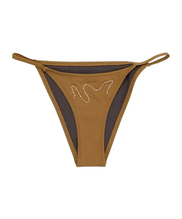 Paloma Wool Sharpie String Bikini Briefs - Brown