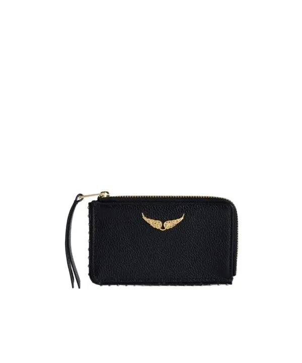Zadig&Voltaire Logo Identification Card Clip - Black