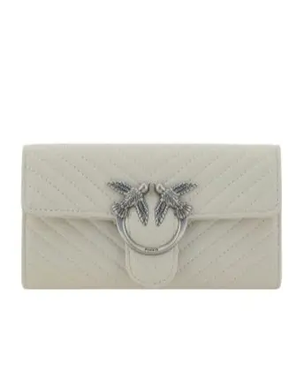 Pinko Logo-plaque Chain-linked Quilted Shoulder Bag