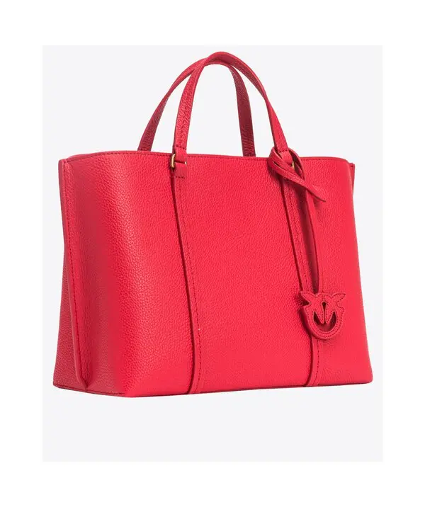 Pinko Carrie Logo Charm Tote Bag