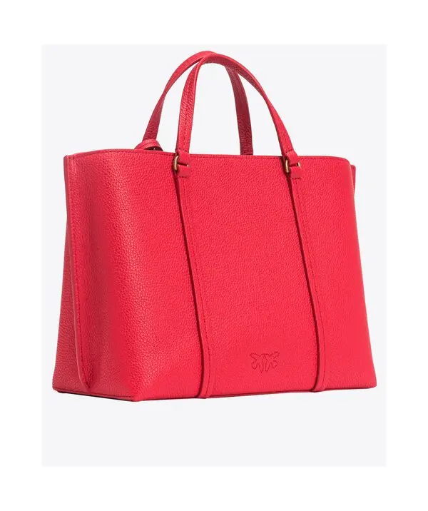 Pinko Carrie Logo Charm Tote Bag