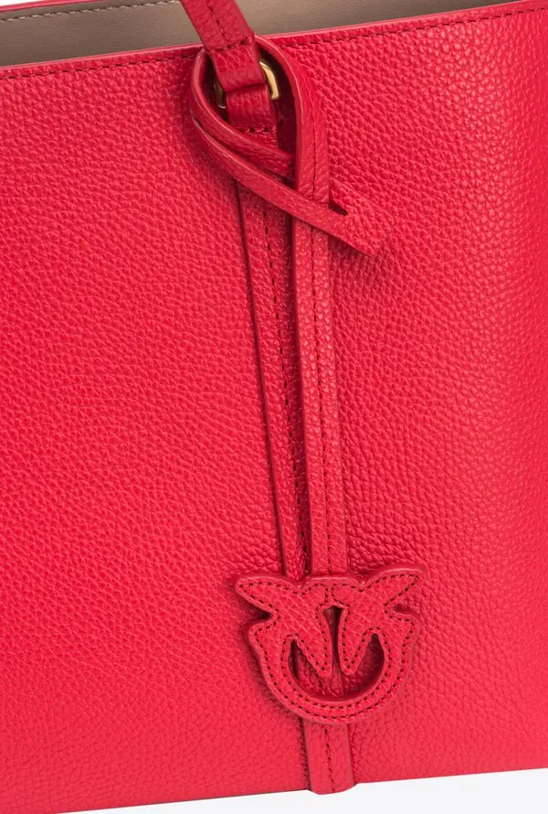 Pinko Carrie Logo Charm Tote Bag