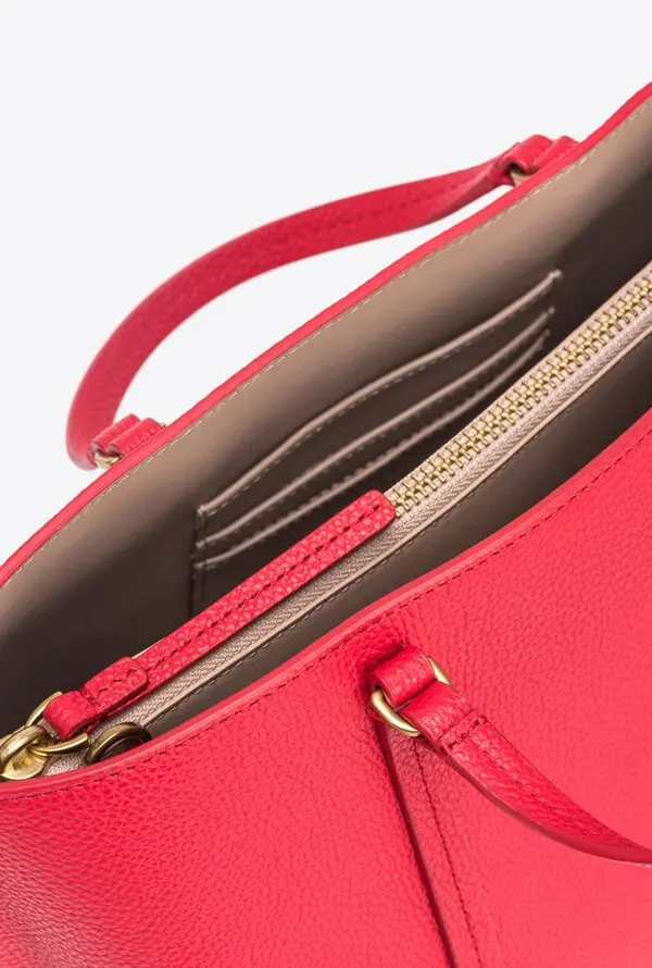 Pinko Carrie Logo Charm Tote Bag