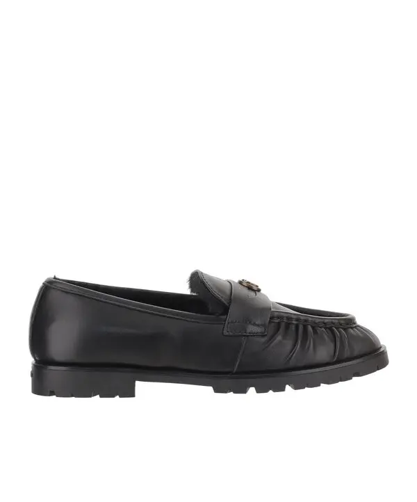 Pinko Love Birds Plaque Flat Shoes