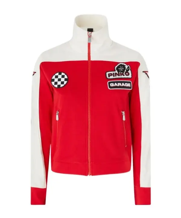 Pinko Logo-appliqué Jacket
