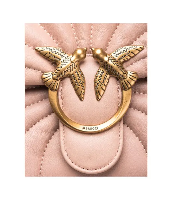 Pinko Love Puff Large Butterfly Quilted Crossbody Bag