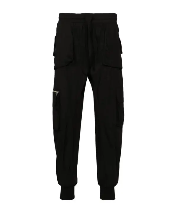 THOM KROM Drawstring Cargo Pants - Black