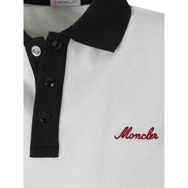 Moncler Collared Short-sleeved Polo Shirt