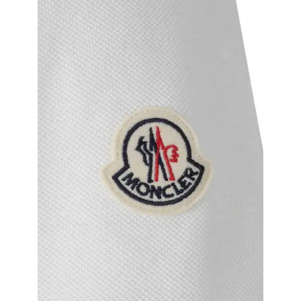 Moncler Collared Short-sleeved Polo Shirt