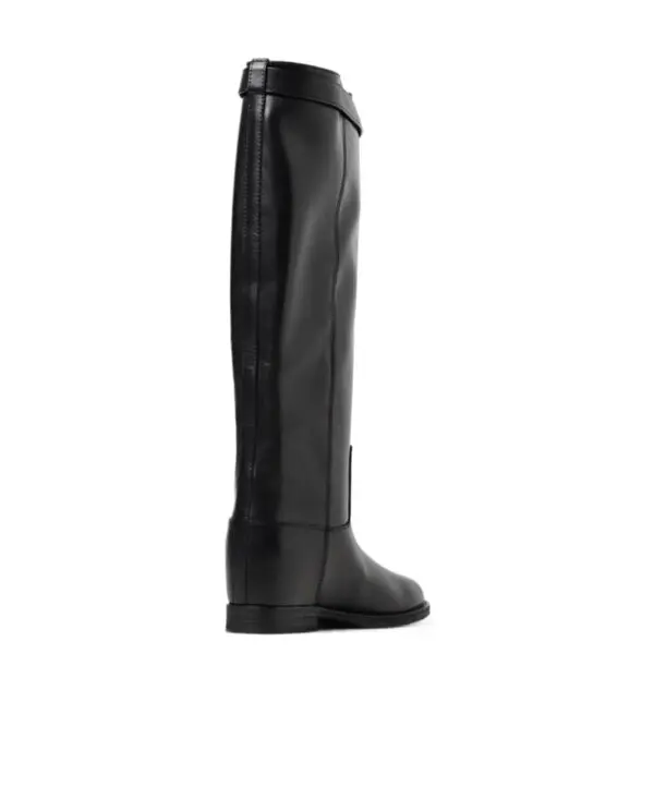 VIA ROMA 15 Knee-length Leather Boots