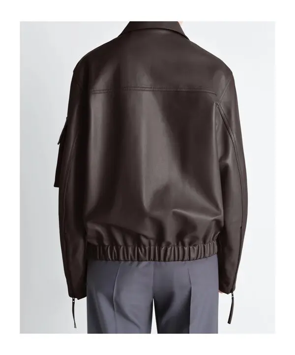 LEMAIRE Multi-pocket Leather Jacket