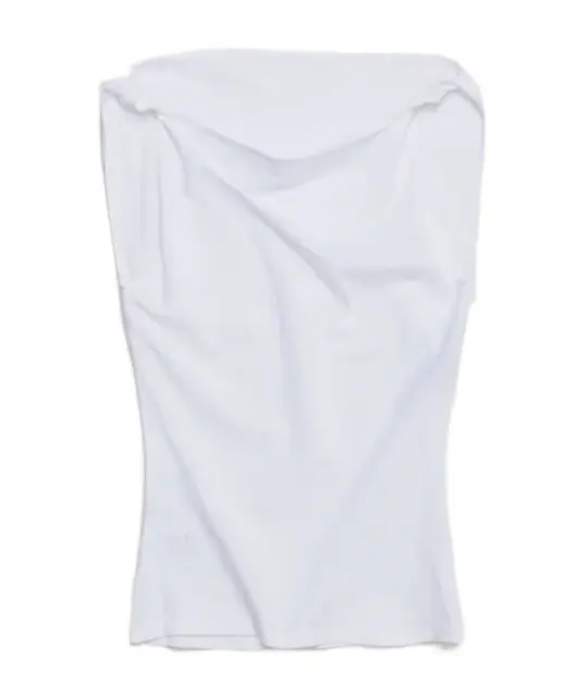 Paloma Wool Simp Twisted-shoulder Top - White