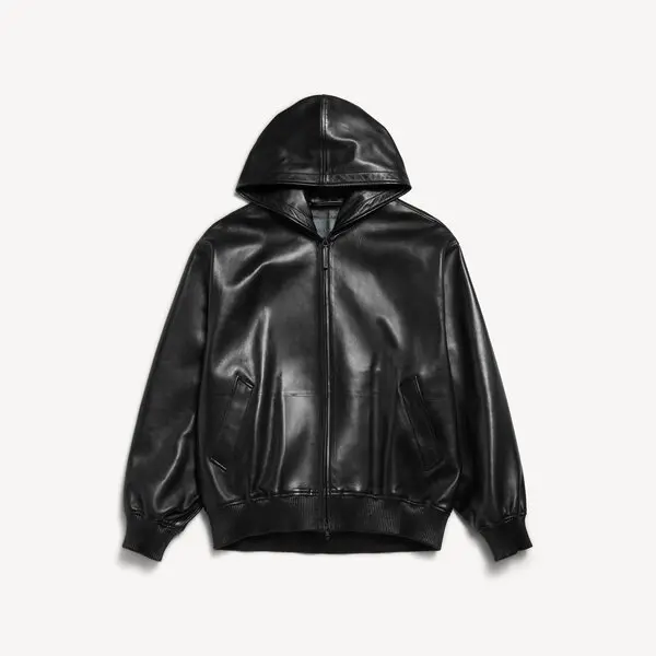 Balenciaga Short Hooded Coat