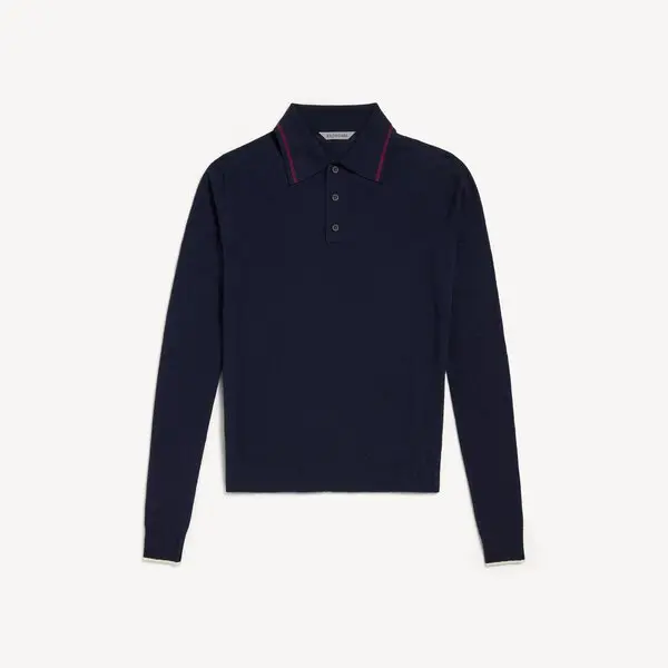 Balenciaga Knitted Long Sleeve Polo