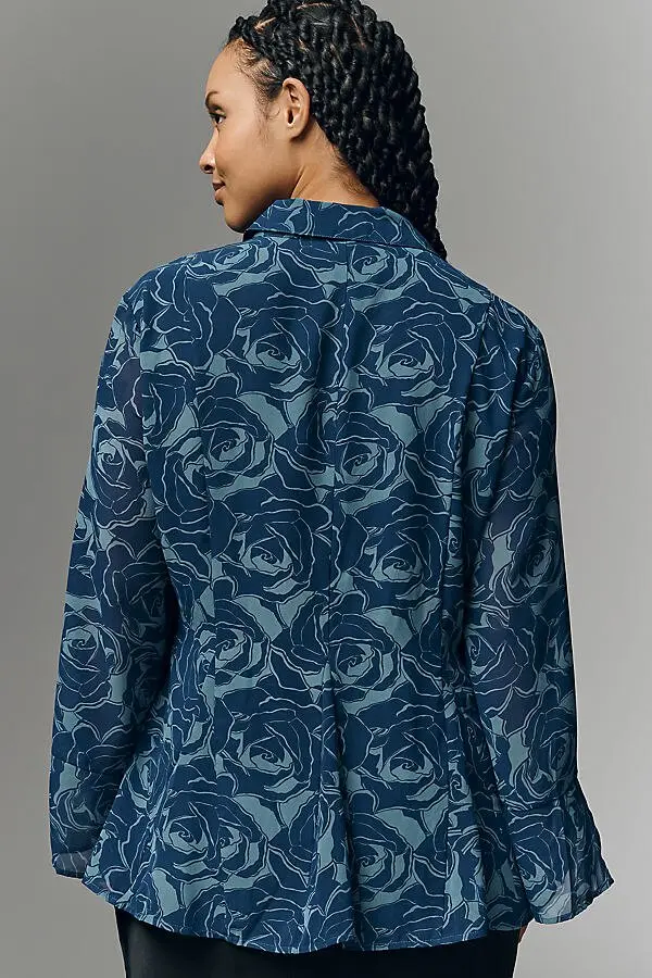 Universal Standard Plus Chiffon Blouse