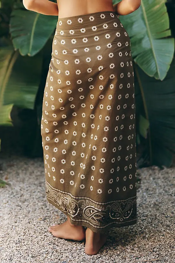 SUNSHINE TIENDA Cotton Bandana Prt Sarong