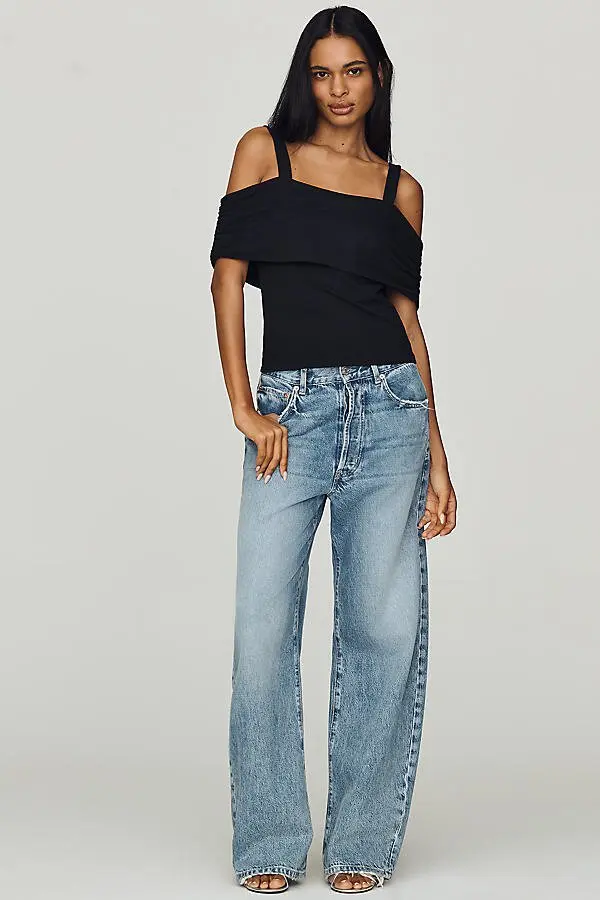NATION LOS ANGELES Tamaira Off-shoulder Tank Top