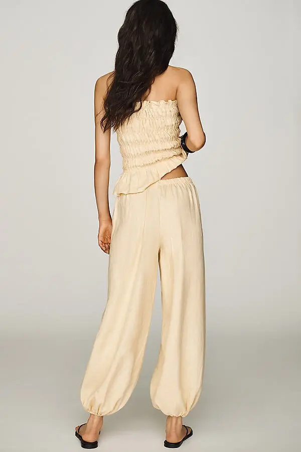 Faithfull The Brand Kortez Len Balloon Pants