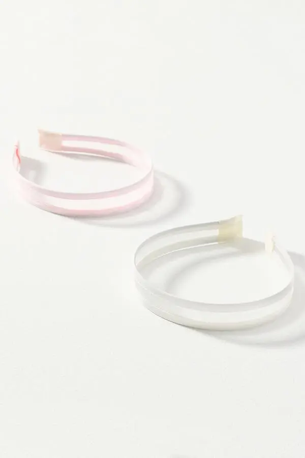 Anthropologie Sheer Headbands, Set Of 2 - Blush