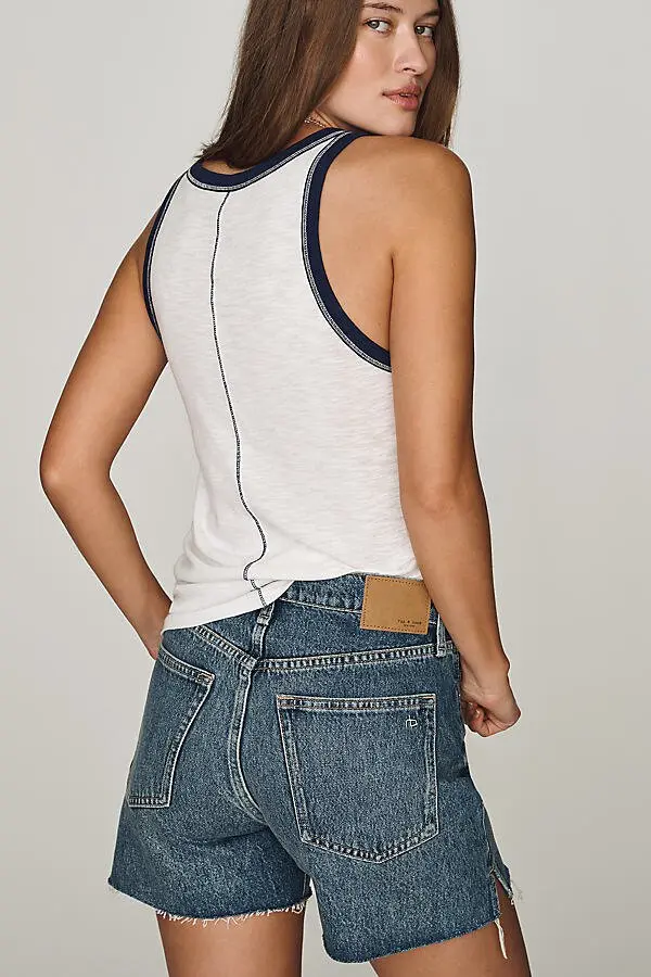 Rag & Bone Vtage Cut High-rise Denim Shorts
